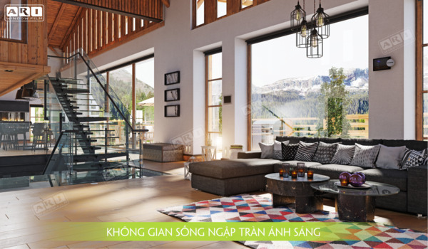 Dán phim cách nhiệt cửa kính trong suốt cho văn phòng - Showroom